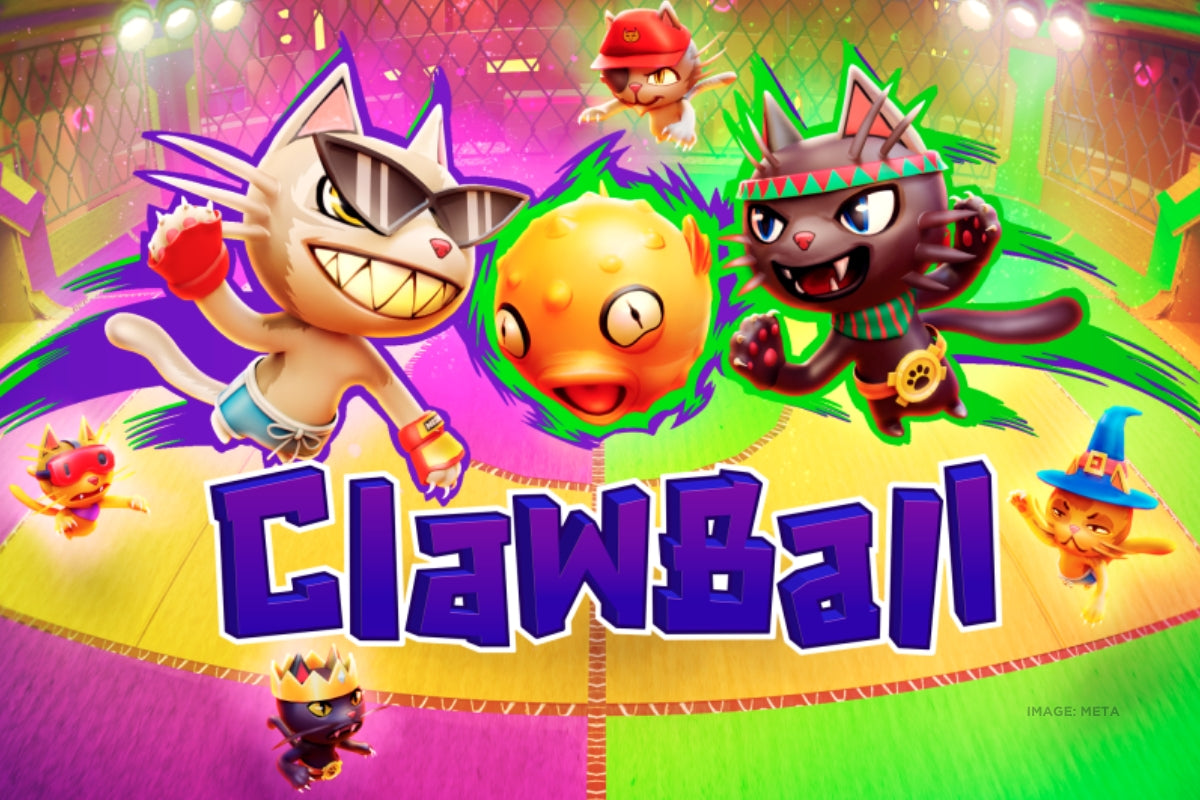 Clawball VR Soccer on Meta Quest 3s with Prescription Lenses – VOY Glasses